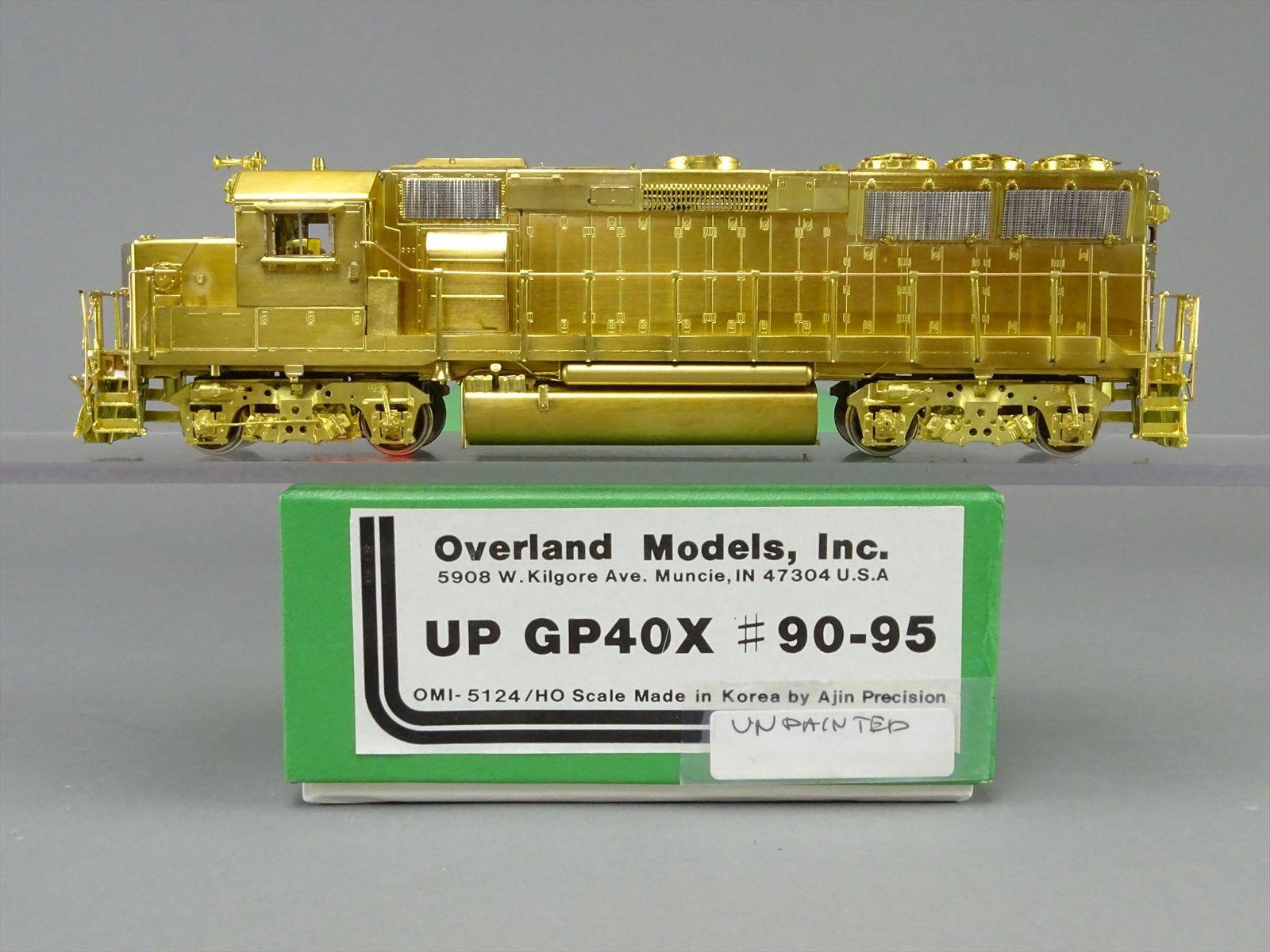 HO Brass Model - OMI 5124 UP Union Pacific GP40X Diesel - Unpainted ...