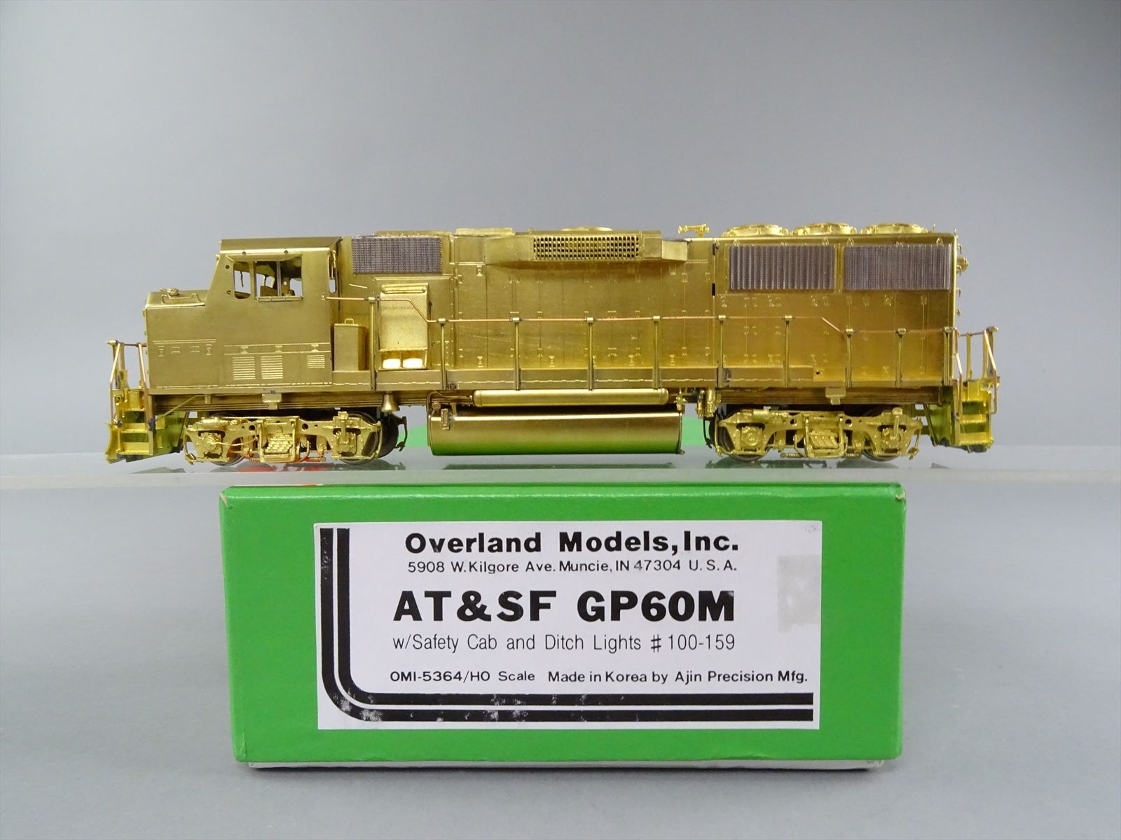 HO Brass Model - OMI 5364 AT&SF Santa Fe GP60M w/ Safety Cab & Ditch ...