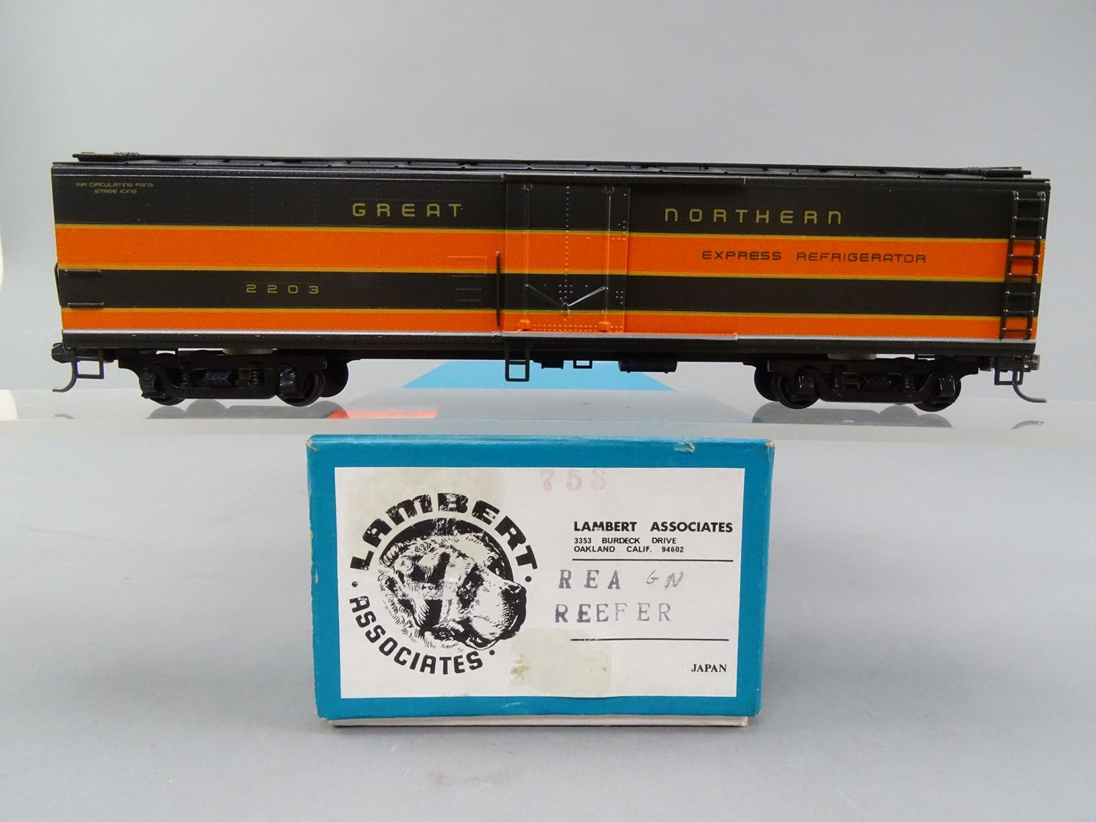 HO Brass Model - Lambert 753 GN Great Northern REA Express Reefer #2203 ...