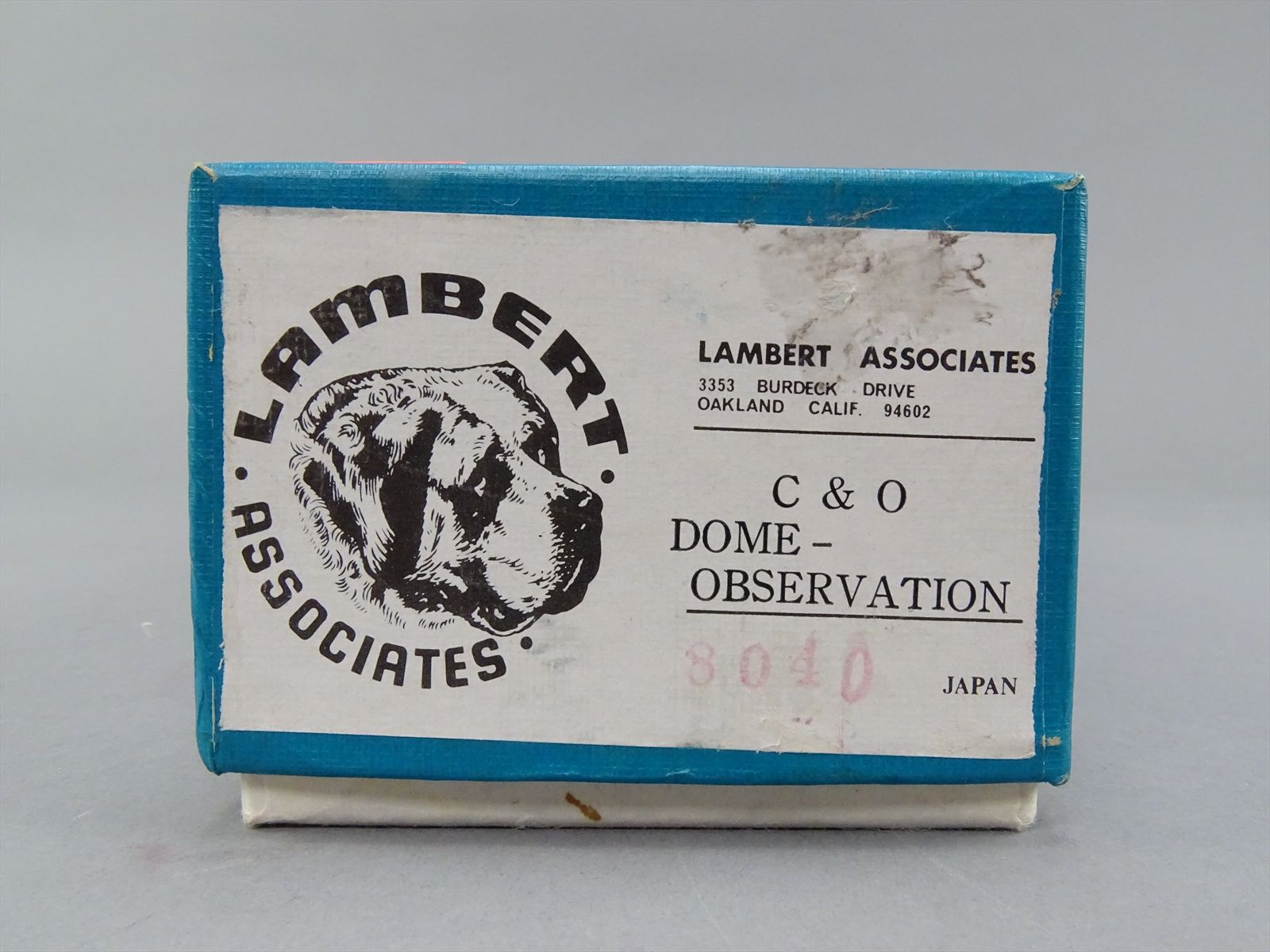 HO Brass Model - Lambert 8040 C&O Chesapeake & Ohio Dome Observation ...