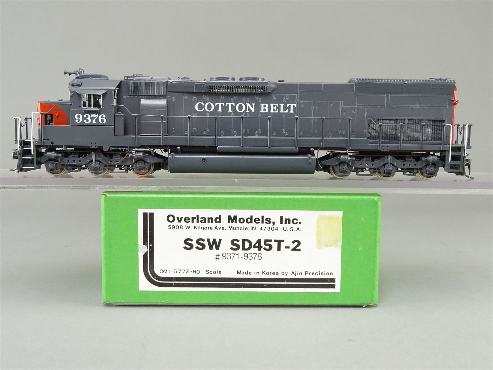 HO Brass Model - OMI 5772 SSW St. Louis Southwestern Cotton Belt SD45T-2 #9376 - Pro Paint ...