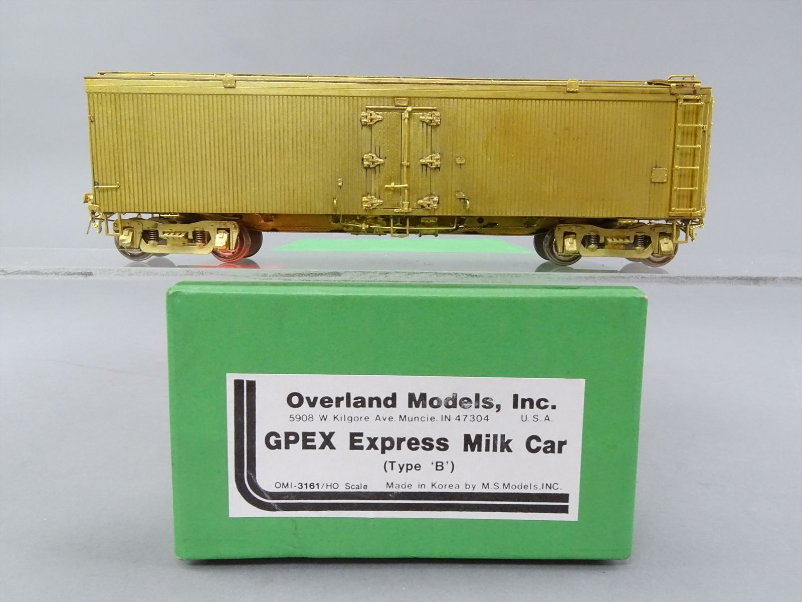 HO Brass Model - OMI 3161 GPEX Express Milk Car Type B - Unpainted ...