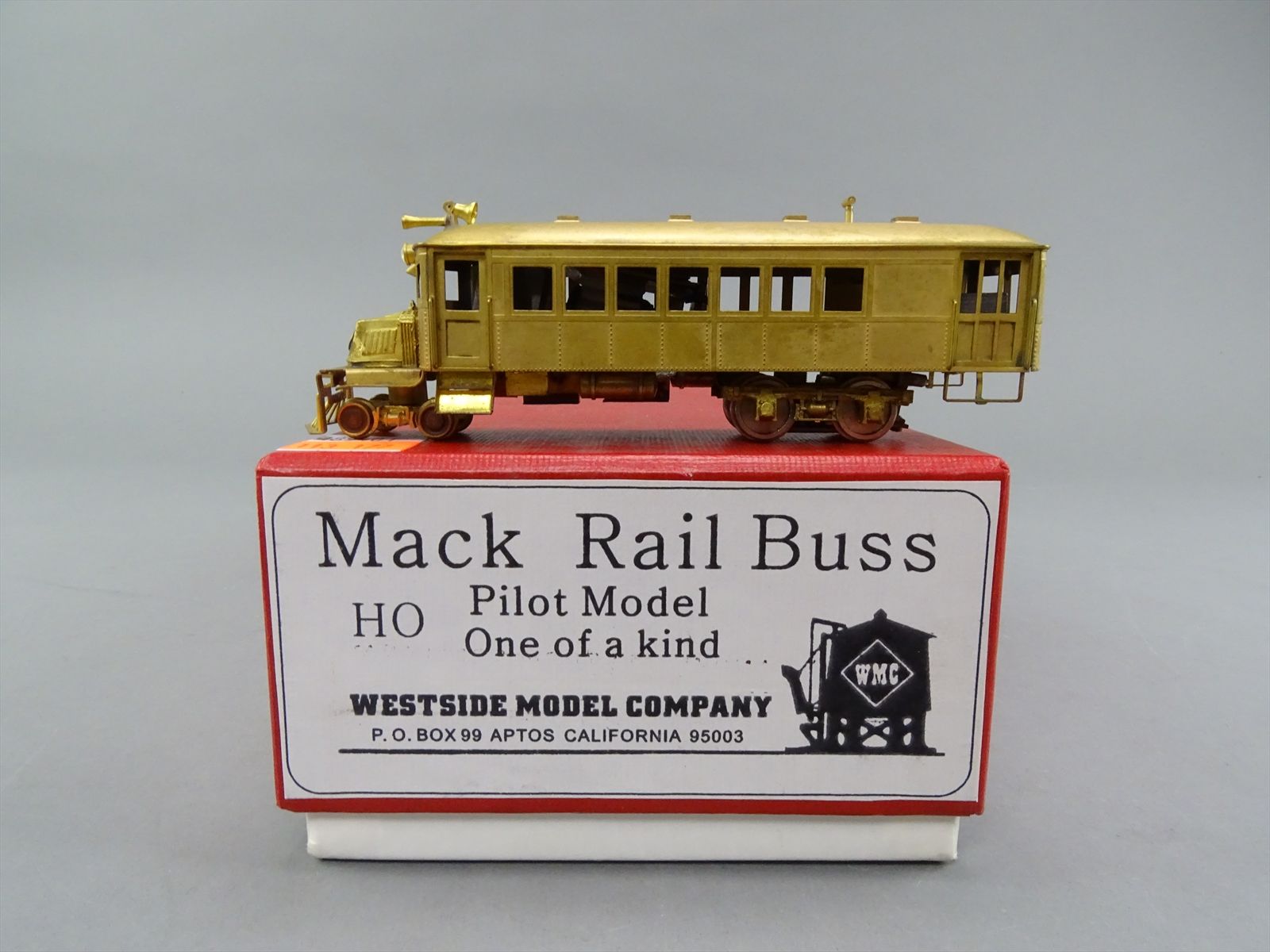 HO Brass Model - WMC Mack Railbus Rail Bus One-of-a-Kind Pilot Model ...