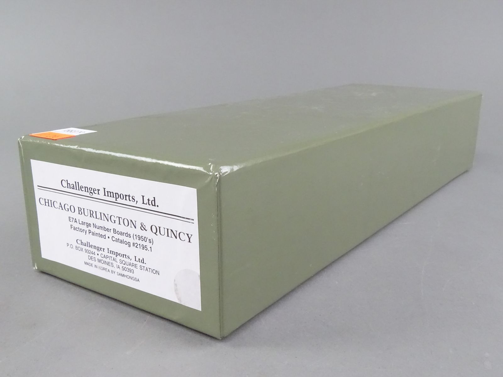 HO Brass Model - CIL 2195.1 CB&Q E7A 1950s Large Number Boards #9931-A - F/P *DROP DAMAGE*