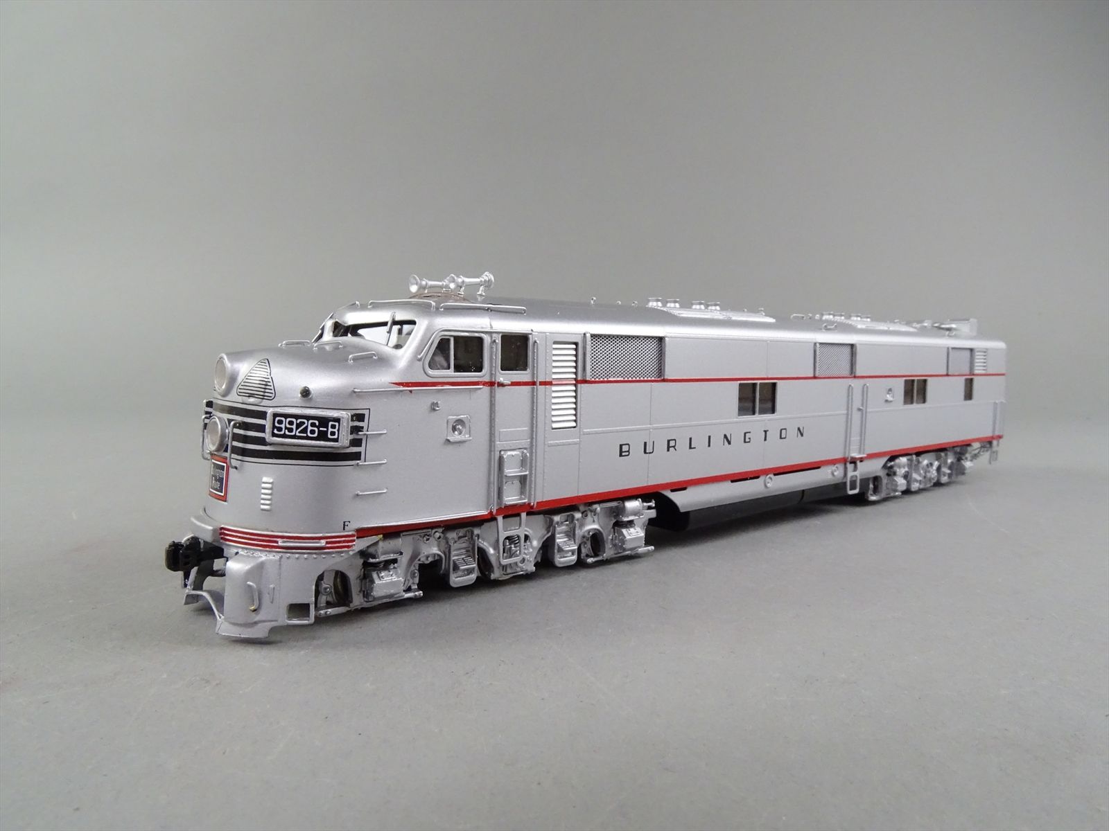 HO Brass Model - CIL 2195.1 CB&Q E7A 1950s Large Number Boards #9931-A - F/P *DROP DAMAGE*