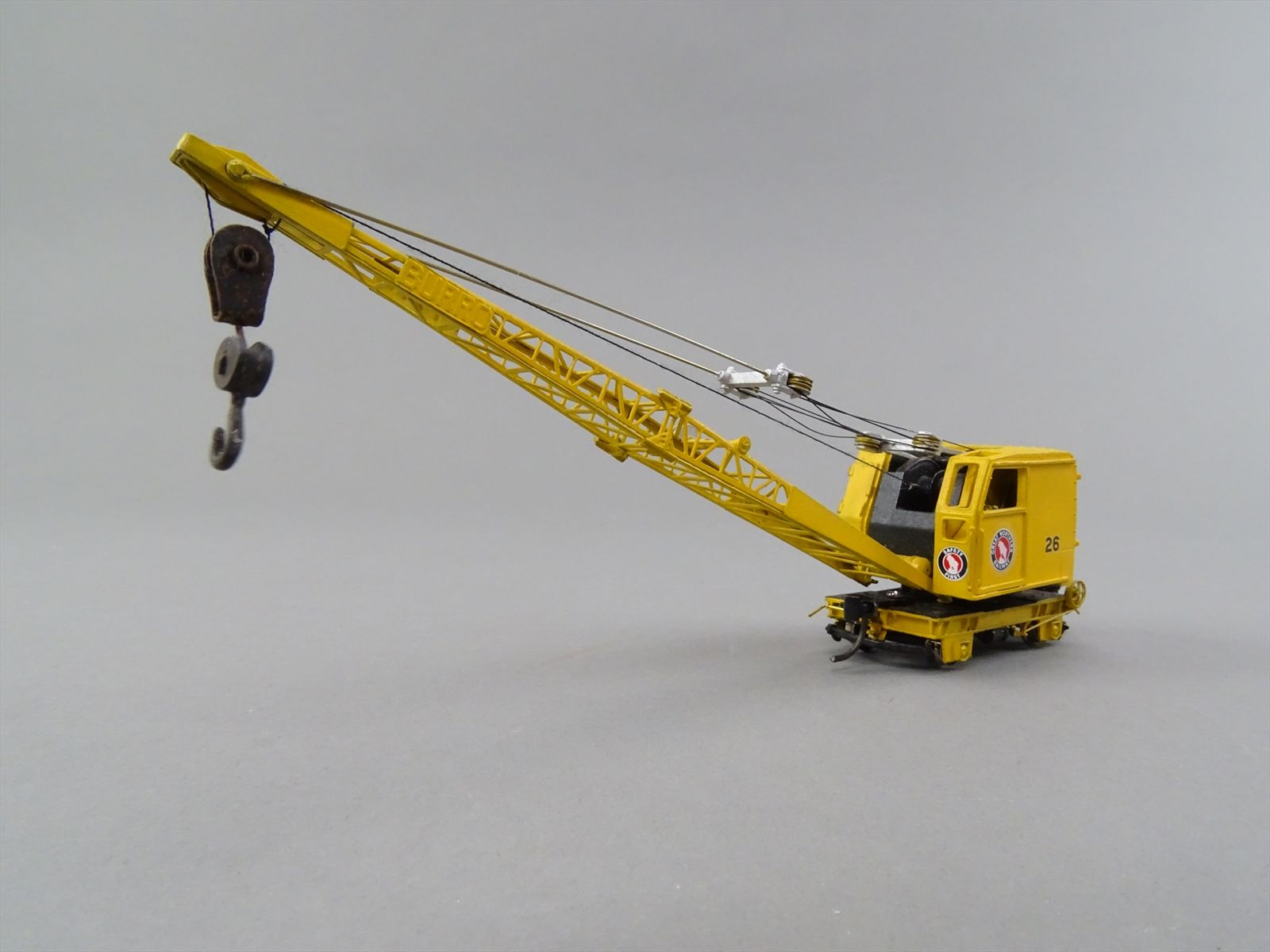 HO Brass Model - OMI 1316 Burro Crane Model 40 - Custom for GN Great ...