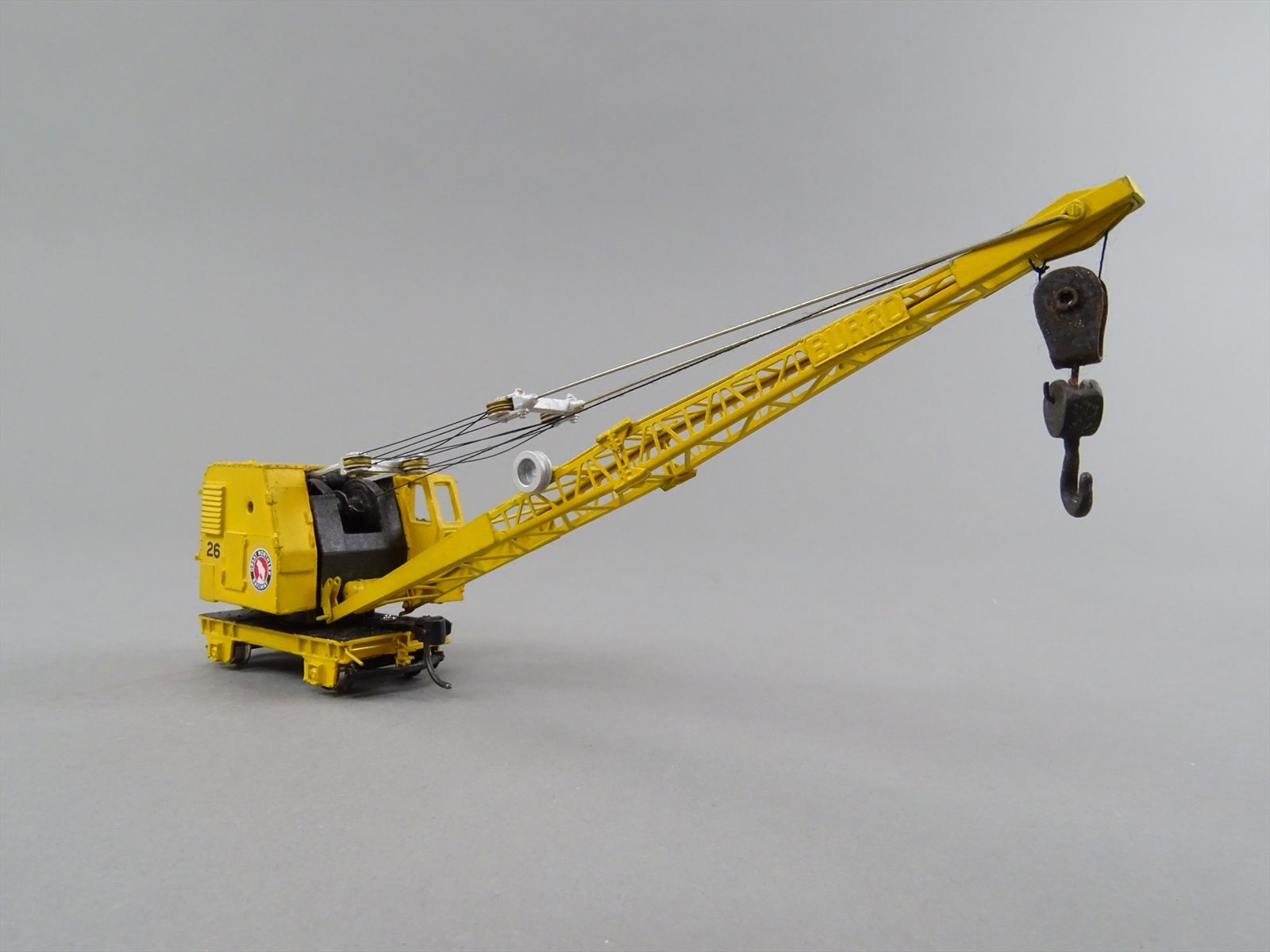 HO Brass Model - OMI 1316 Burro Crane Model 40 - Custom for GN Great ...