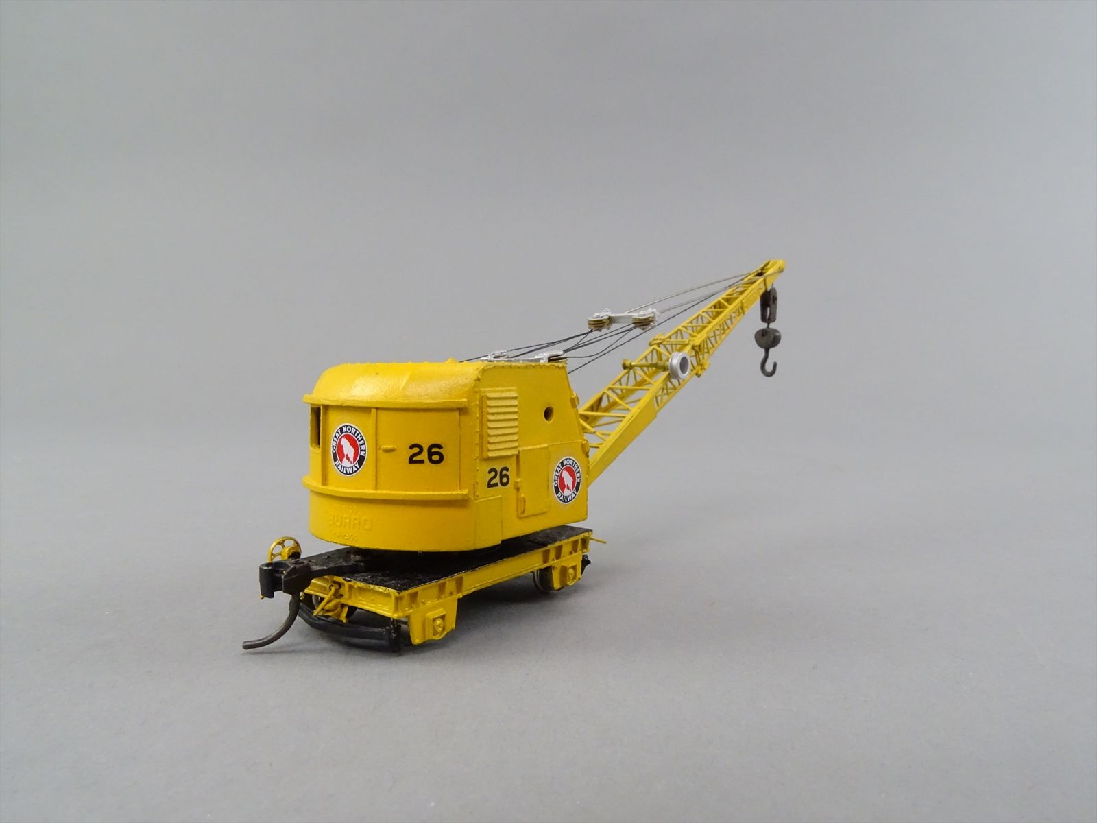 HO Brass Model - OMI 1316 Burro Crane Model 40 - Custom for GN Great ...