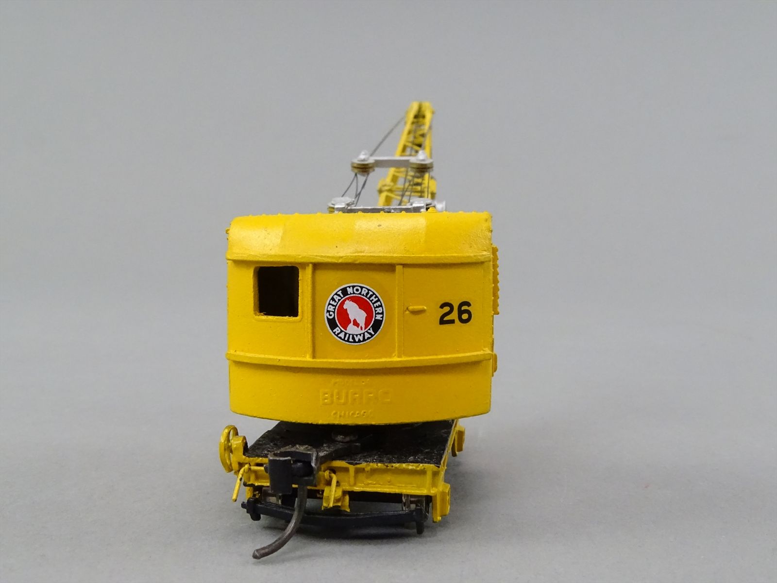 HO Brass Model - OMI 1316 Burro Crane Model 40 - Custom for GN Great ...