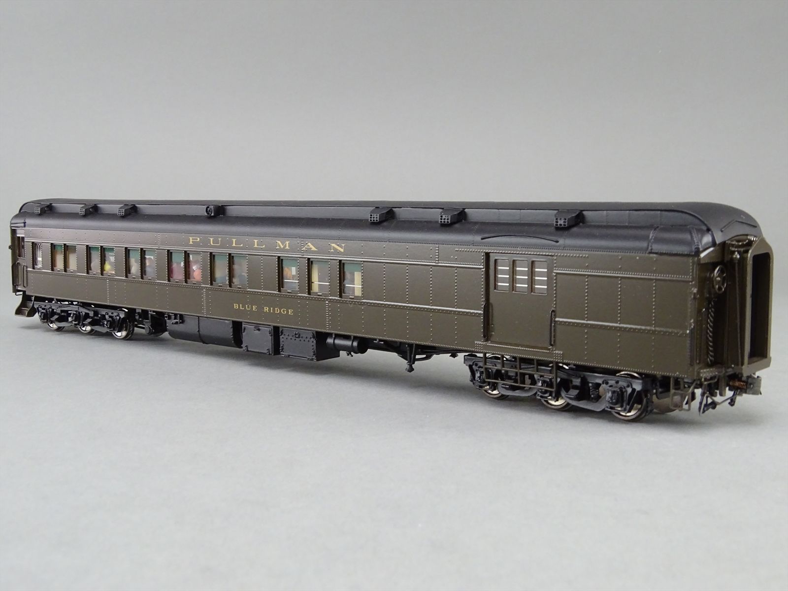 HO Brass Model - TCY 1802.1 PRR Pennsylvania HW Heavyweight Club Baggage Pullman Blue Ridge - F ...