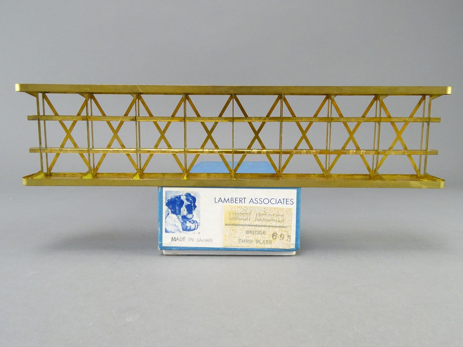 HO Brass Model - Lambert Structure Single Track Bridge Thru Plate ...