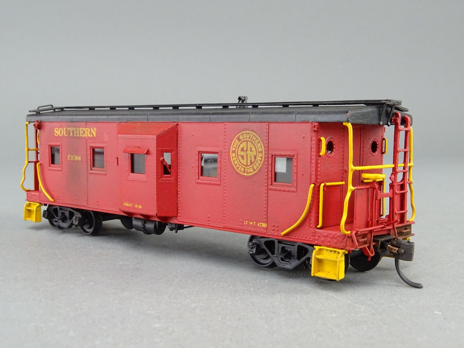 HO Brass Model - OMI 1261 SOU Southern Steel B-W Caboose Round Roof # ...