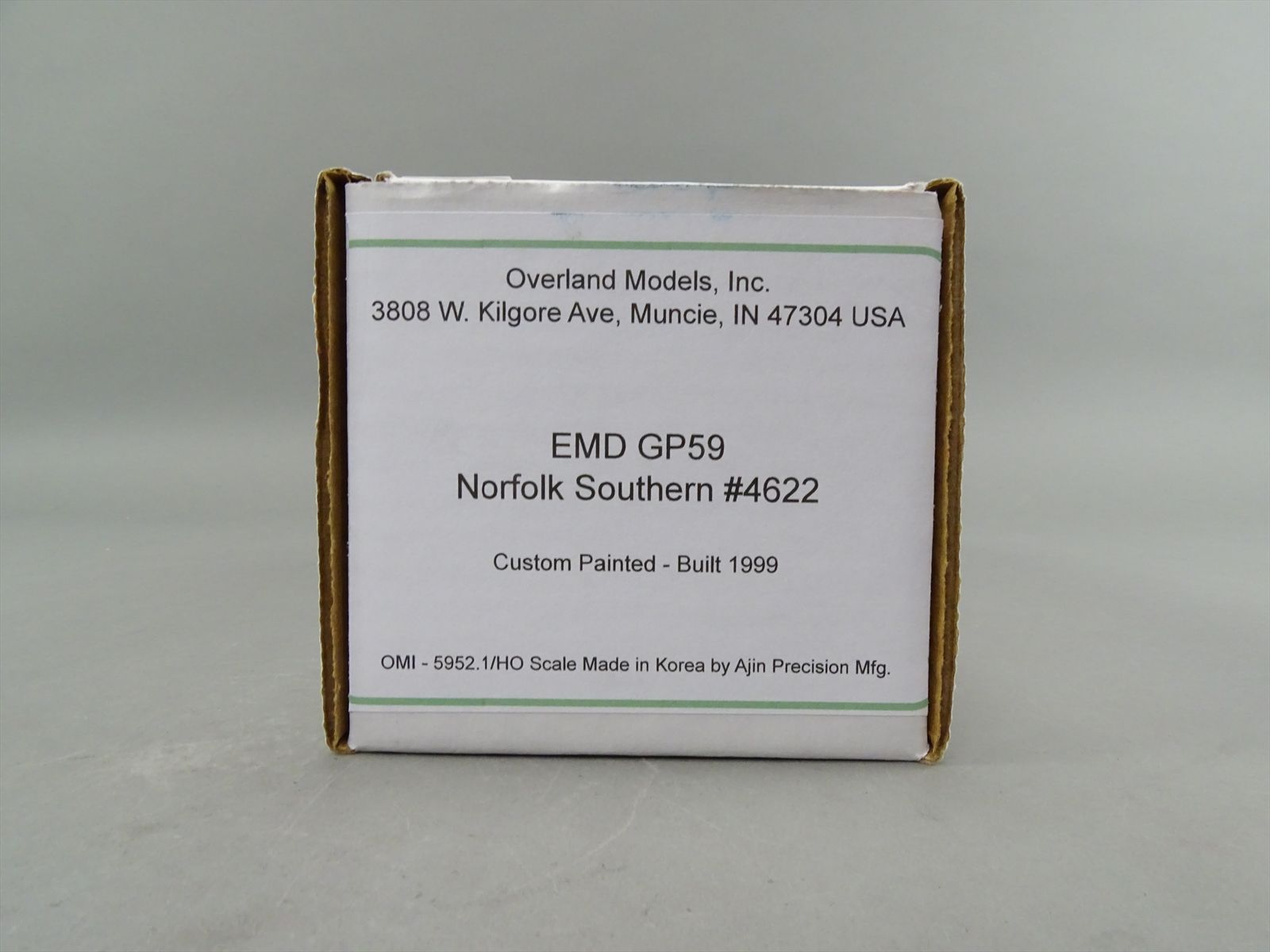 HO Brass Model - OMI 5952.1 NS Norfolk Southern GP59 #4622 - F/P - 1999 ...