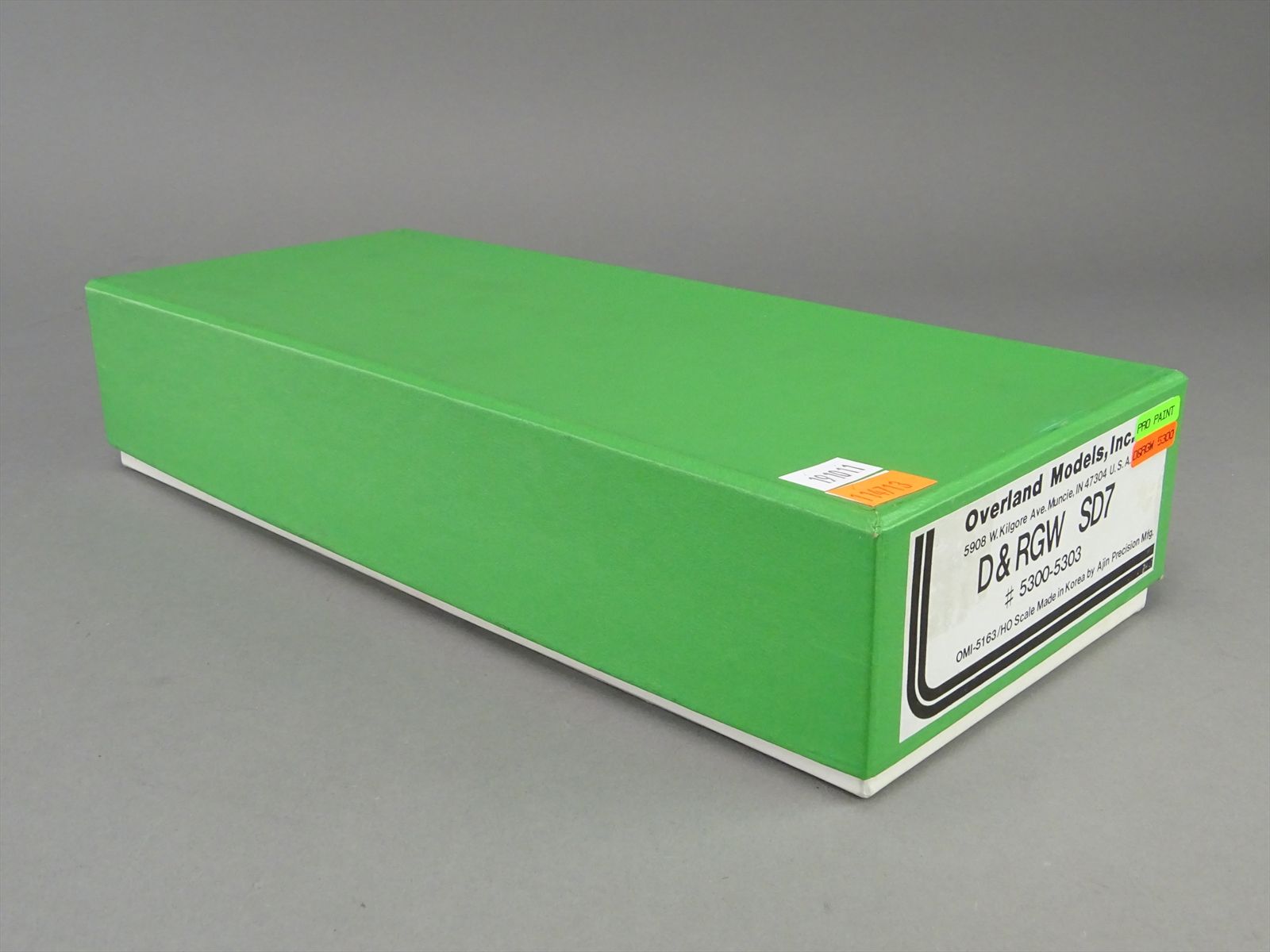 HO Brass Model - OMI 5163 D&RGW Rio Grande SD7 #5300 - Pro Paint - 1989 Run - Ajin - 1 of 30!