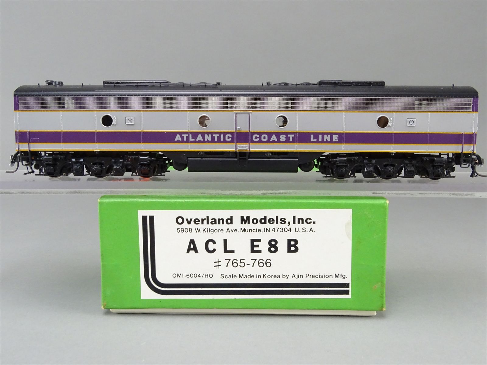 HO Brass Model - OMI 6004 ACL Atlantic Coast Line E8 E8B #765 - Custom ...