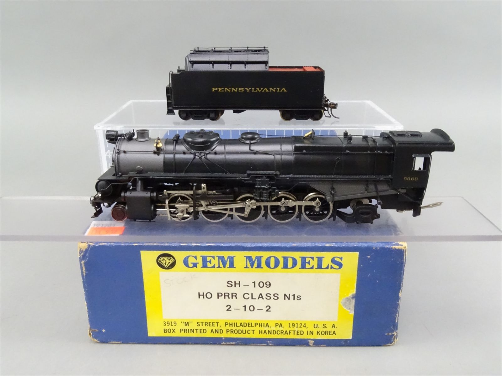 HO Brass Model - Gem SH-109 PRR Pennsylvania N1S 2-10-2 #9860 - Custom ...