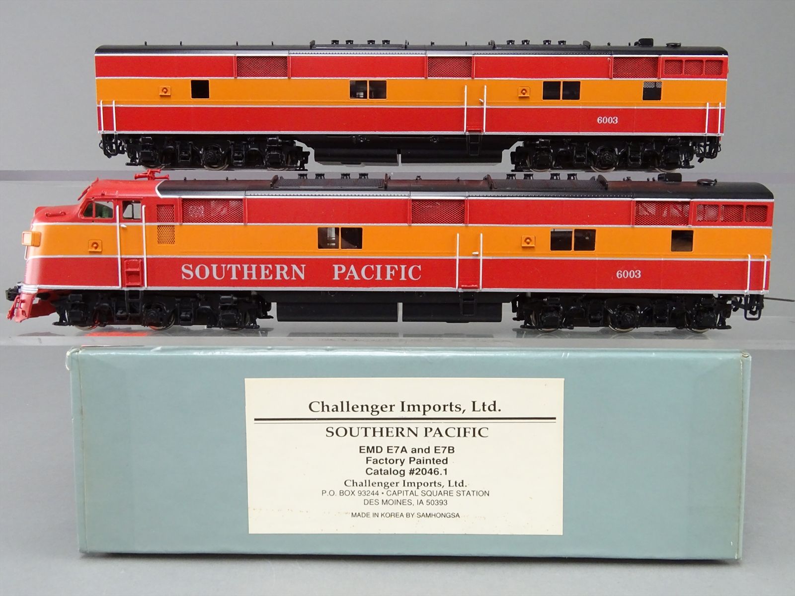 HO Brass Model - CIL 2046.1 SP Southern Pacific E7 E7A E7B A-B Set ...