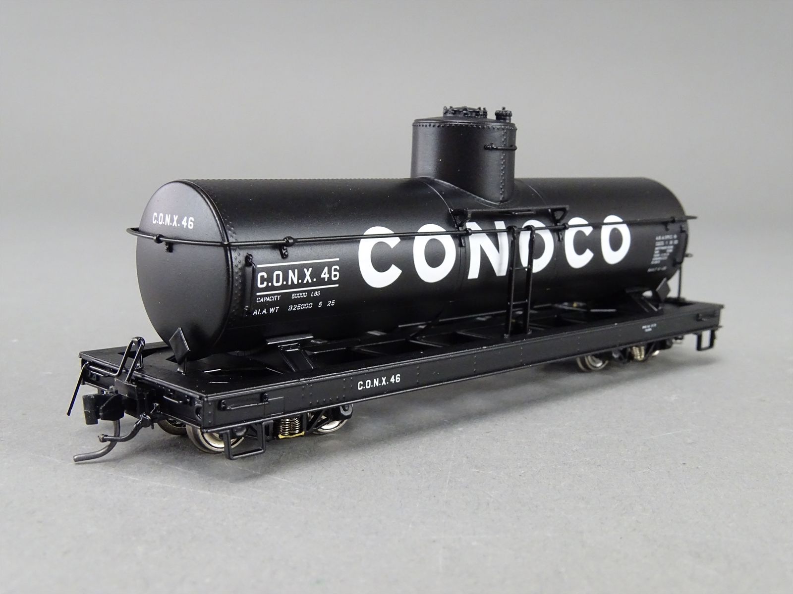 HOn3 Brass Model - DP 3072.1 CONX Conoco Tank Car #46 Wide Dome - F/P ...