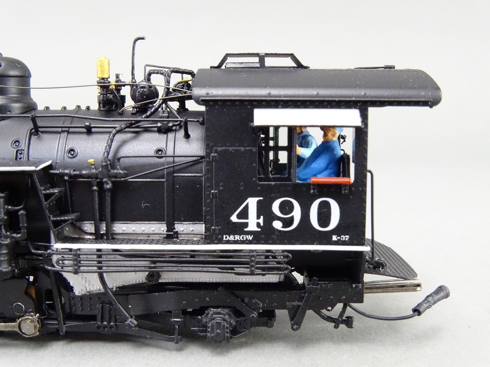 HOn3 Brass Model - DP 30490 D&RGW Rio Grande K-37 2-8-2 Black Boiler ...