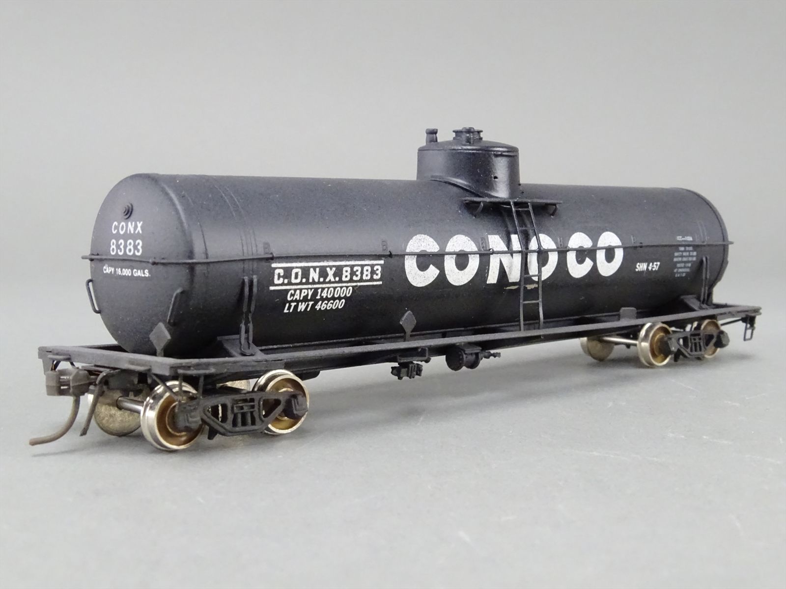 HO Brass Model - PSC 15604 CONX Conoco 16,000 Gallon Tank Car #8383 - F ...