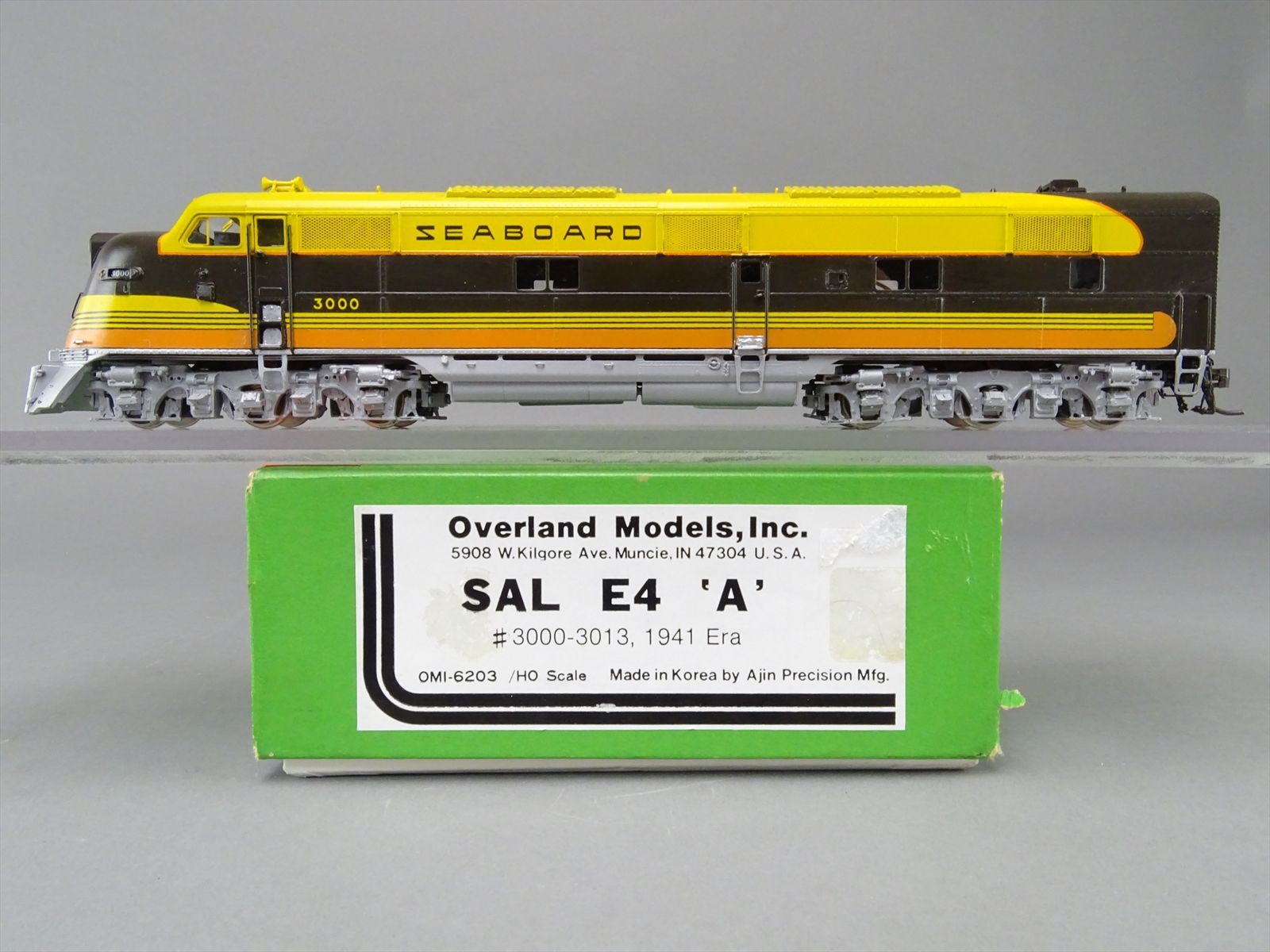 HO Brass Model - OMI 6203 SAL Seaboard Air Line E4 E4A 1941 Era #3000 ...