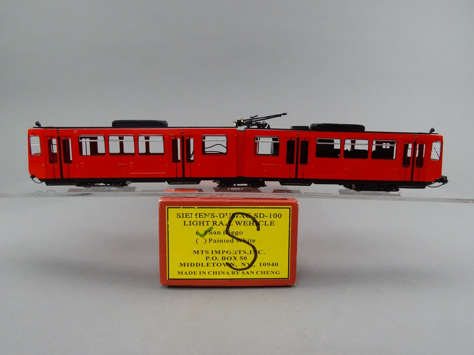 HO Brass Model - MTS San Diego Siemens - Duwas SD-100 LRV Light Rail ...