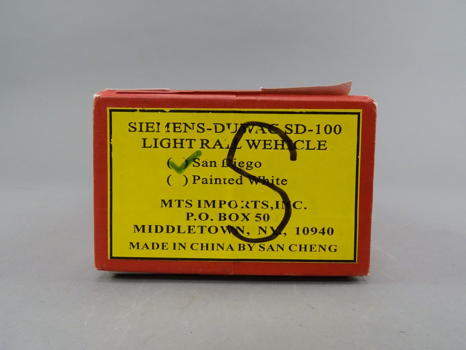 HO Brass Model - MTS San Diego Siemens - Duwas SD-100 LRV Light Rail ...