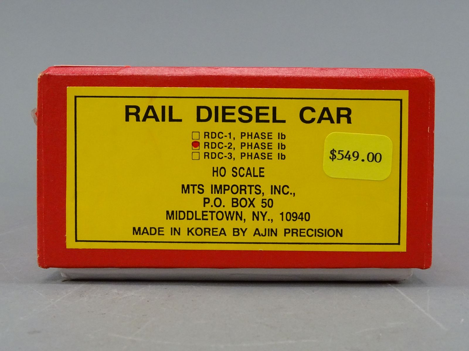 HO Brass Model - MTS RDC Rail Diesel Car RDC-2 Phase 1b - F/Plated ...