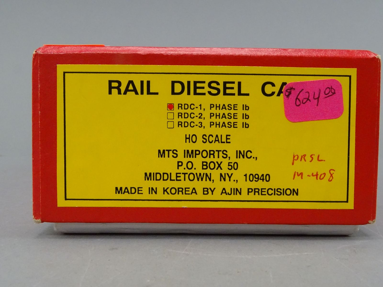 HO Brass Model - MTS PRSL Pennsylvania Reading Seashore Lines RDC RDC-1 Phase Ib Rail Diesel Car ...