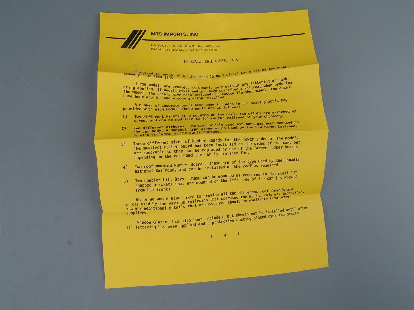 HO Brass Model - MTS PRSL Pennsylvania Reading Seashore Lines RDC RDC-1 Phase Ib Rail Diesel Car ...