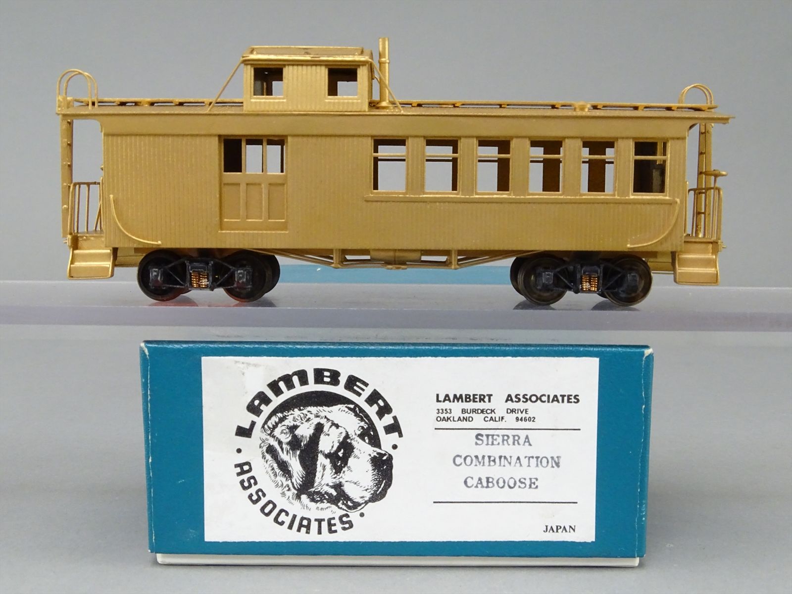 HO Brass Model - Lambert Sierra Combination Caboose - Unpainted - Made ...