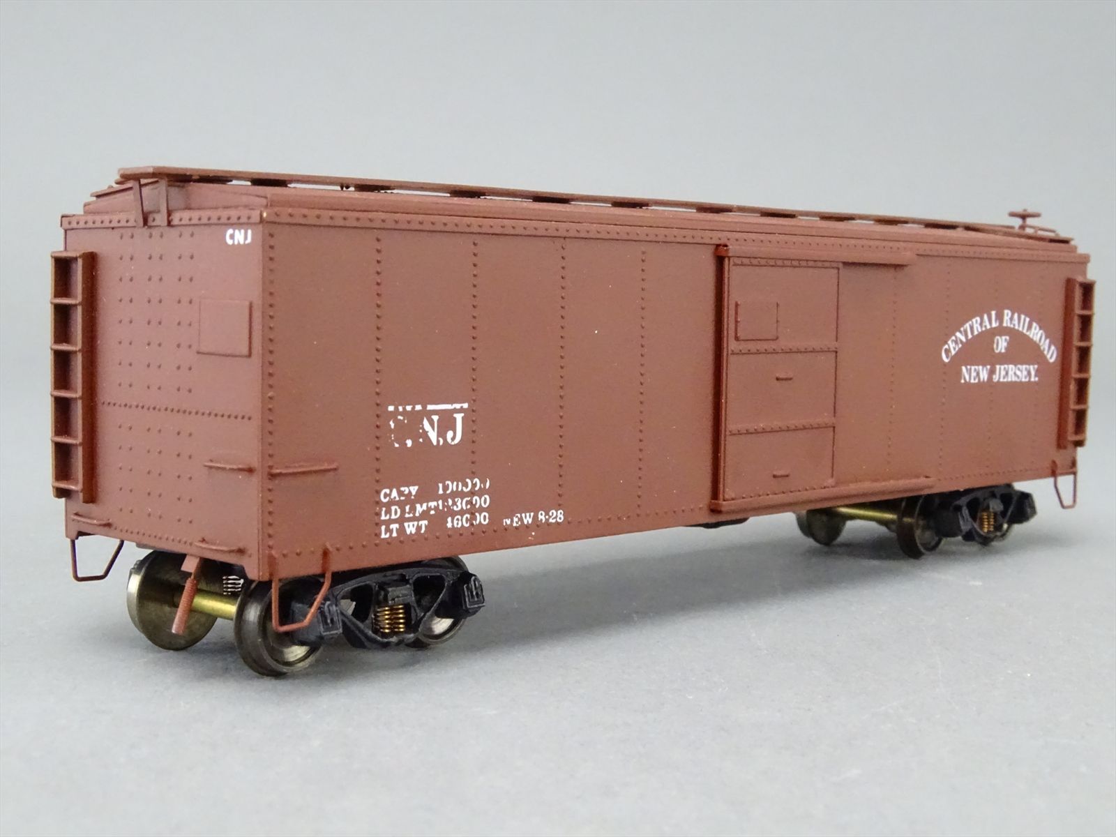 HO Brass Model - Lambert PRR as CNJ Jersey Central Boxcar - Custom ...