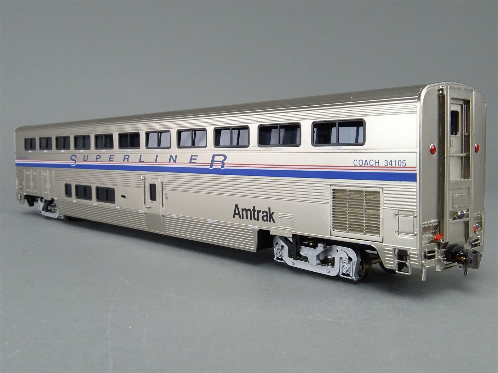 HO Brass Model - OMI 3330.1 AMTRAK Superliner II Coach #34105 - F/P - 1997 Run - Ajin