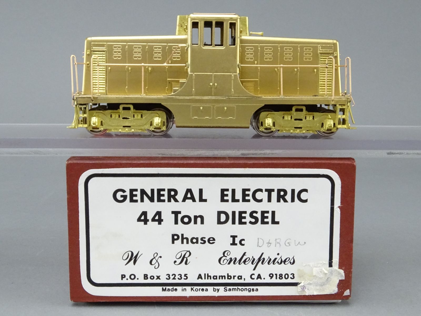 HO Brass Model - W&R GE General Electric 44 Ton Diesel Phase Ic ...