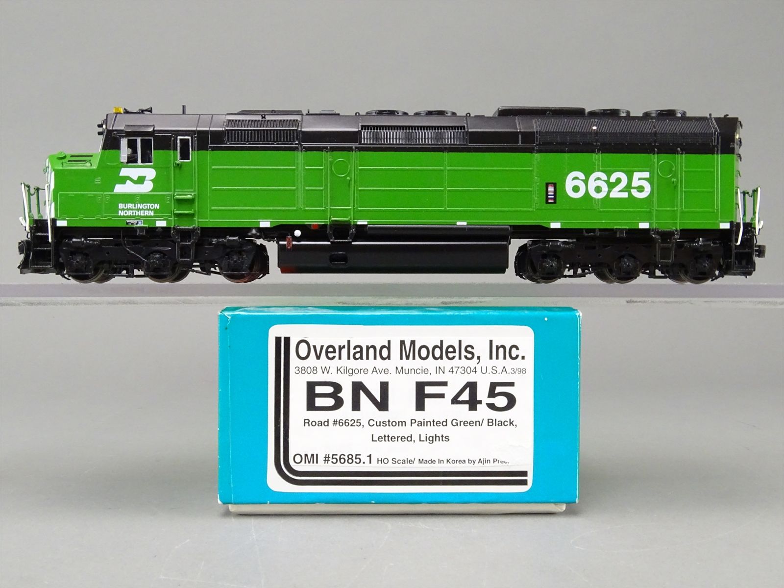 HO Brass Model - OMI 5685.1 BN Burlington Northern F45 #6625 - F/P - 1998 Run - Ajin
