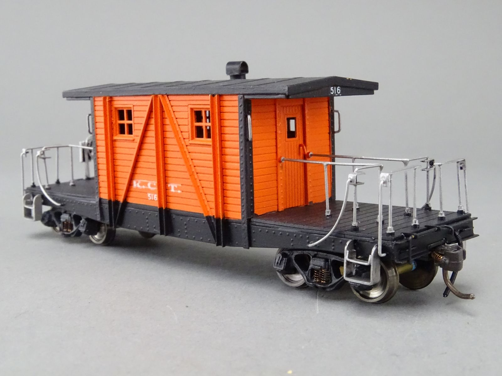 HO Brass Model - Lambert KCS KCT Kansas City Southern Transfer Caboose ...