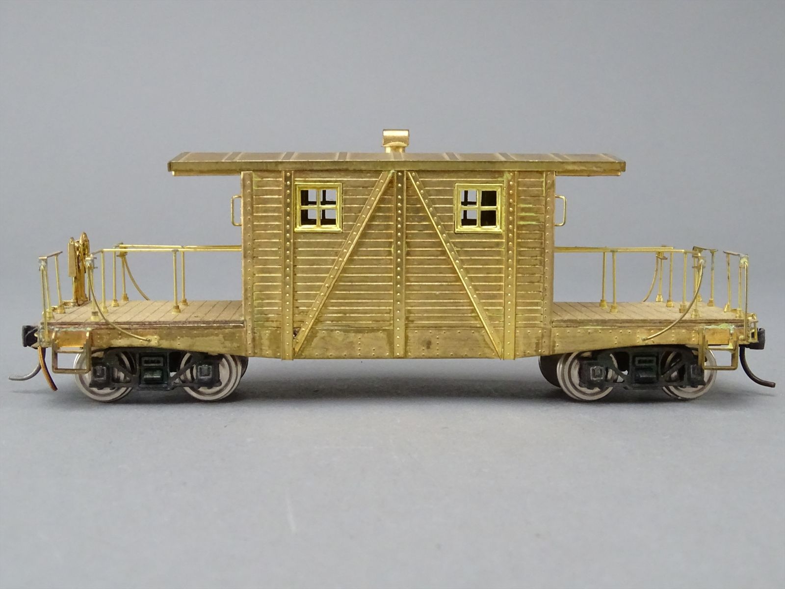 HO Brass Model - Lambert KCS KCT Kansas City Southern Transfer Caboose ...