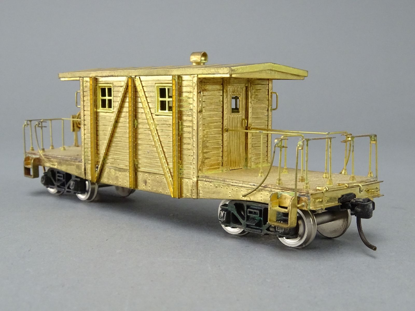 HO Brass Model - Lambert KCS KCT Kansas City Southern Transfer Caboose ...