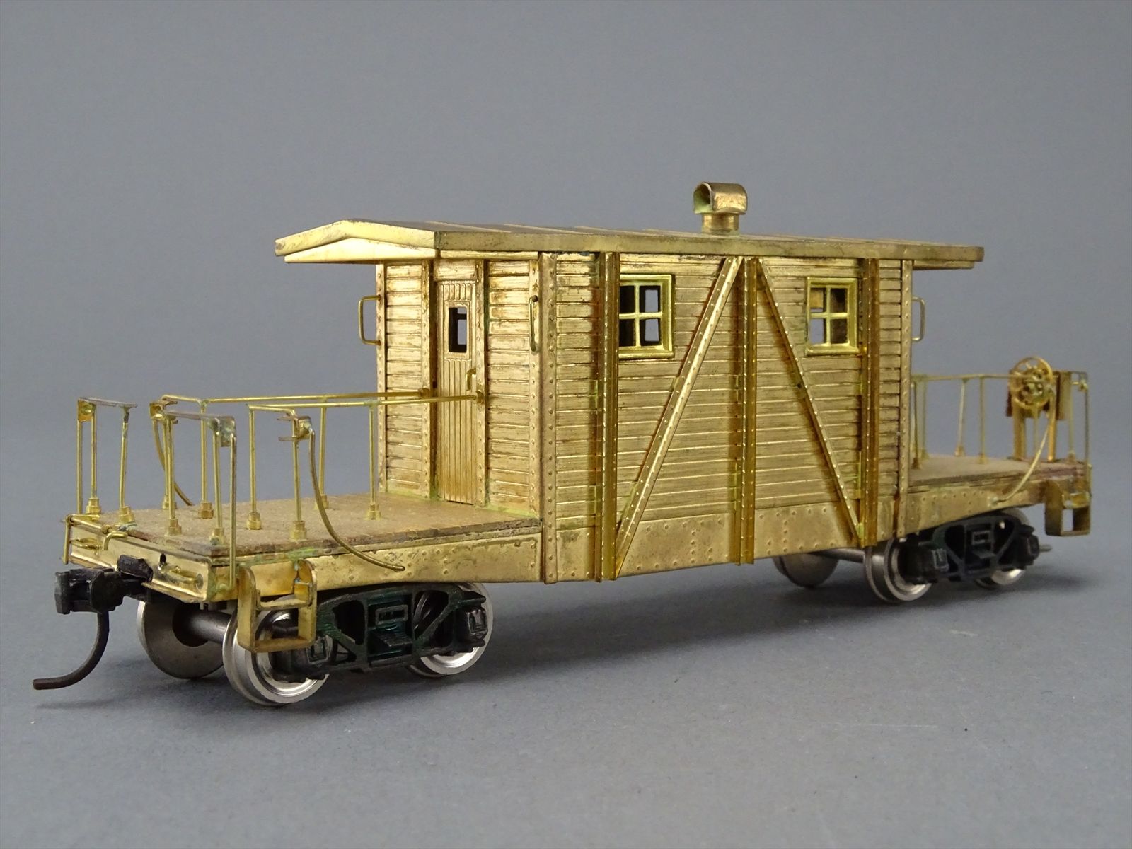 HO Brass Model - Lambert KCS KCT Kansas City Southern Transfer Caboose ...