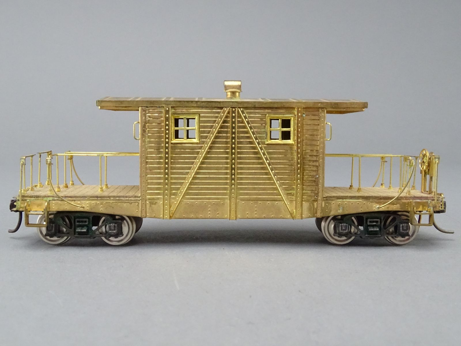 HO Brass Model - Lambert KCS KCT Kansas City Southern Transfer Caboose ...