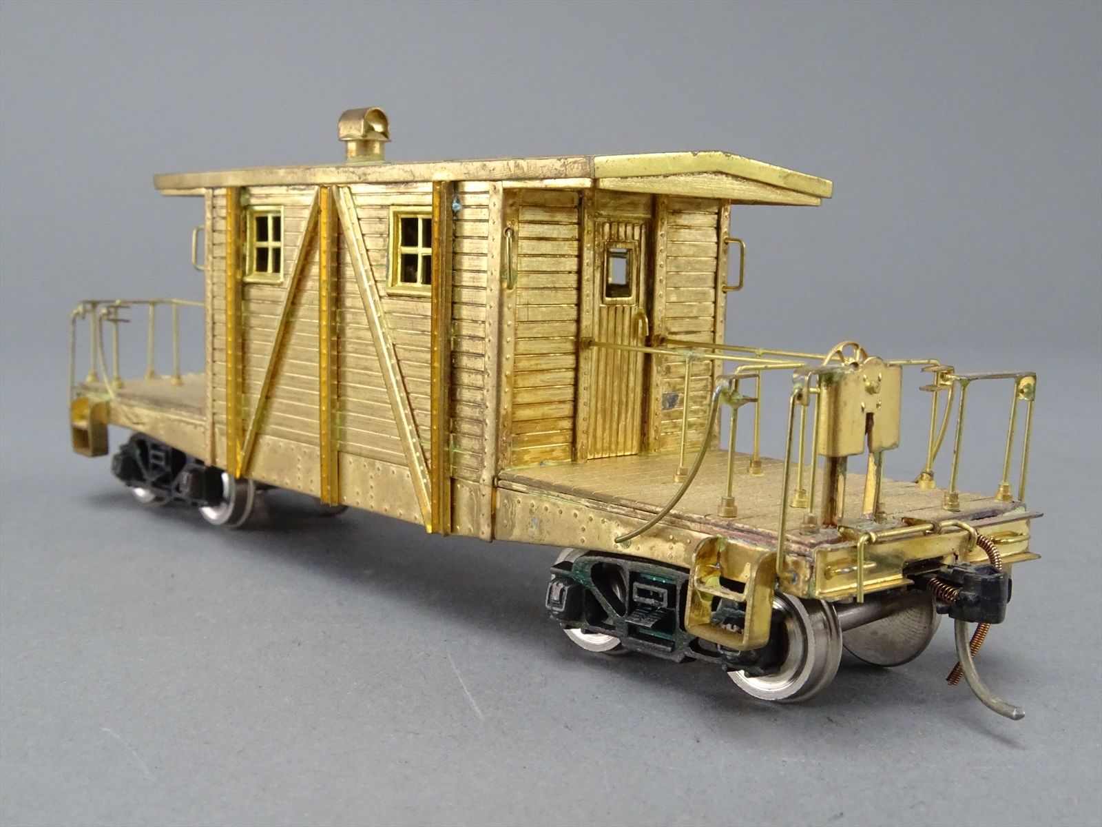 HO Brass Model - Lambert KCS KCT Kansas City Southern Transfer Caboose ...