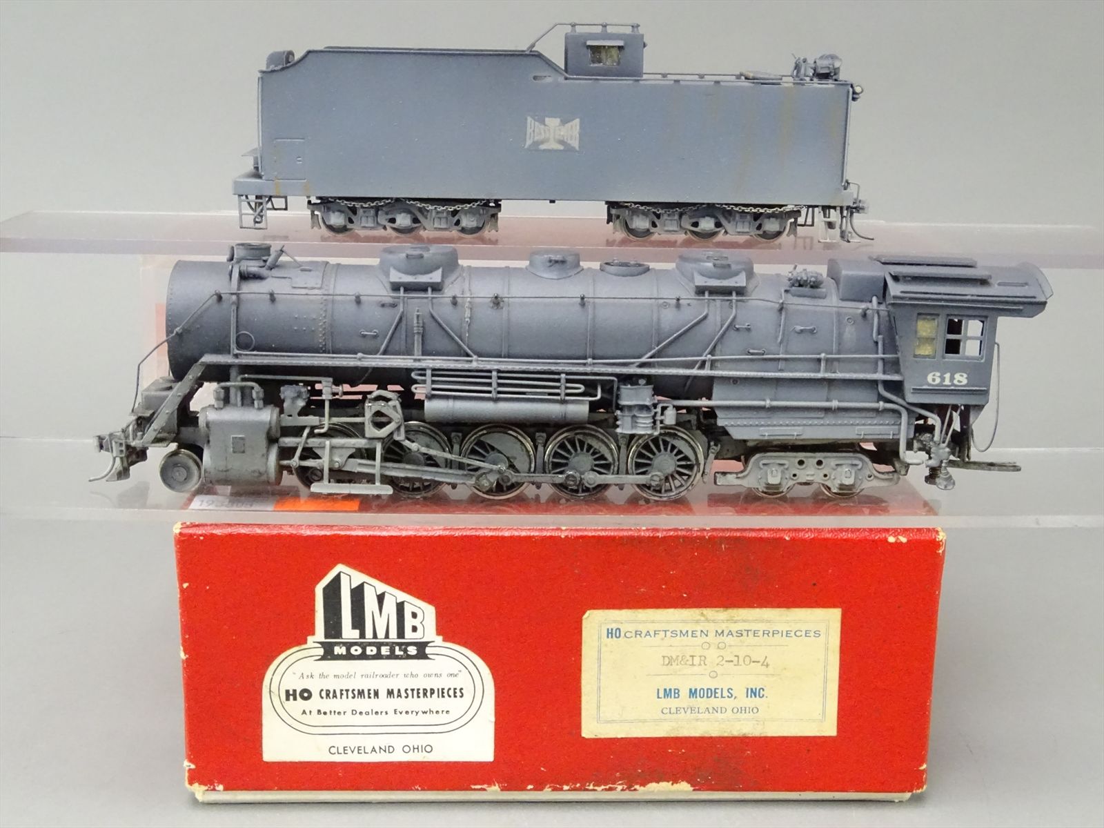 HO Brass Model - LMB DM&IR as B&LE Bessemer & Lake Erie 2-10-4 E-4 ...