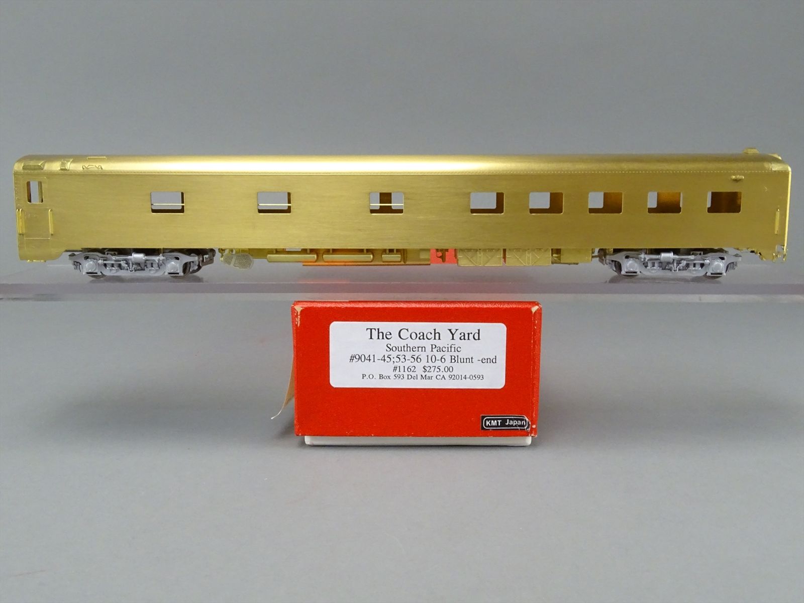 HO Brass Model - TCY 1162 SP Southern Pacific 10-6 Blunt End Sleeper ...