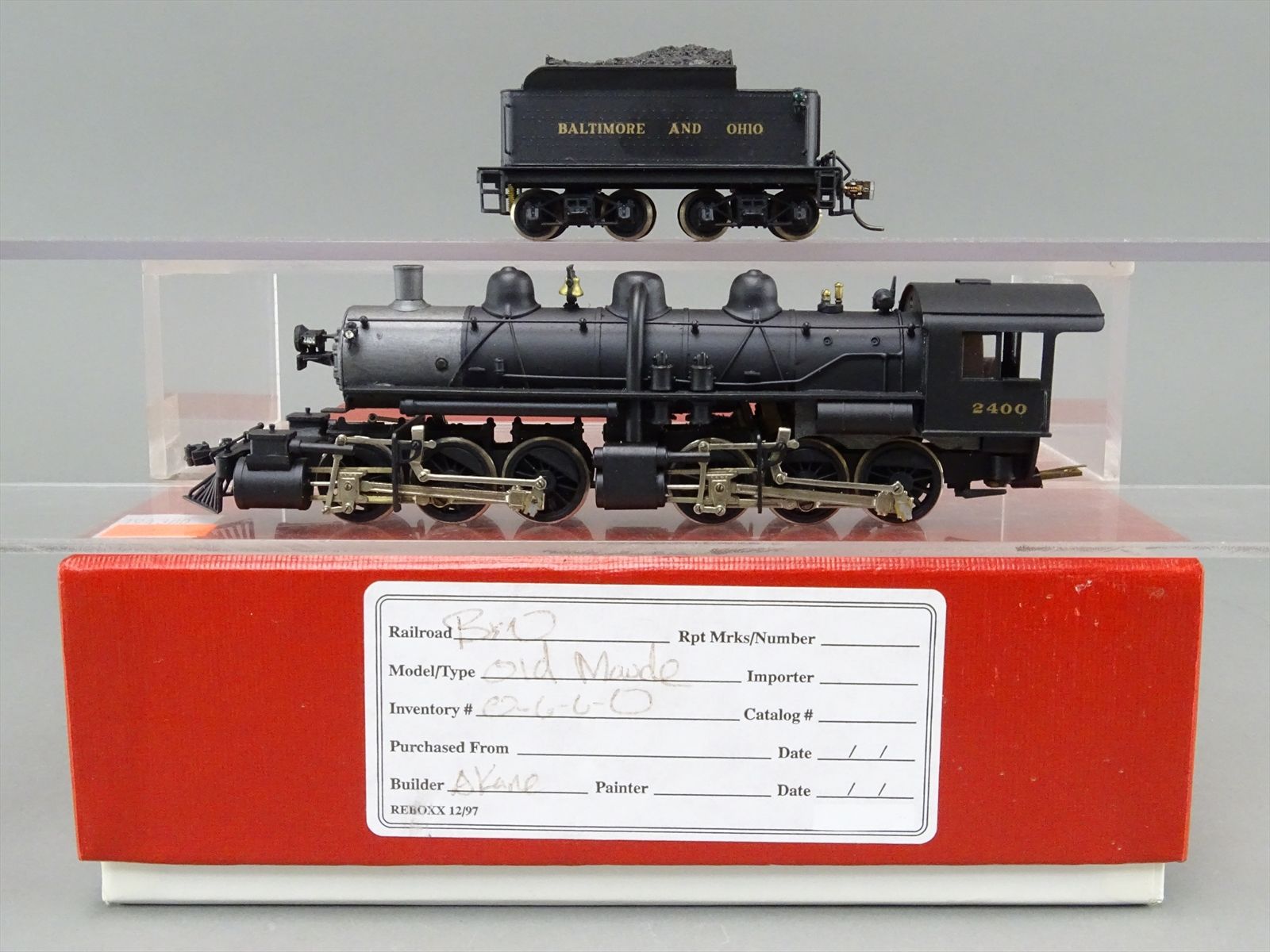 HO Brass Model - Aristocraft B&O Baltimore & Ohio Old Maude 0-6-6-0 ...