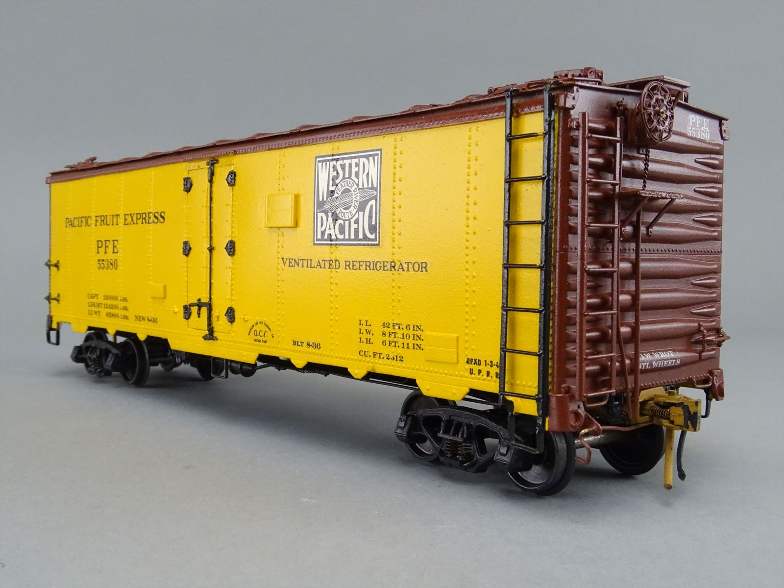 O Brass Model - PSC 15517 WP Western Pacific PFE Pacific Fruit Express ...