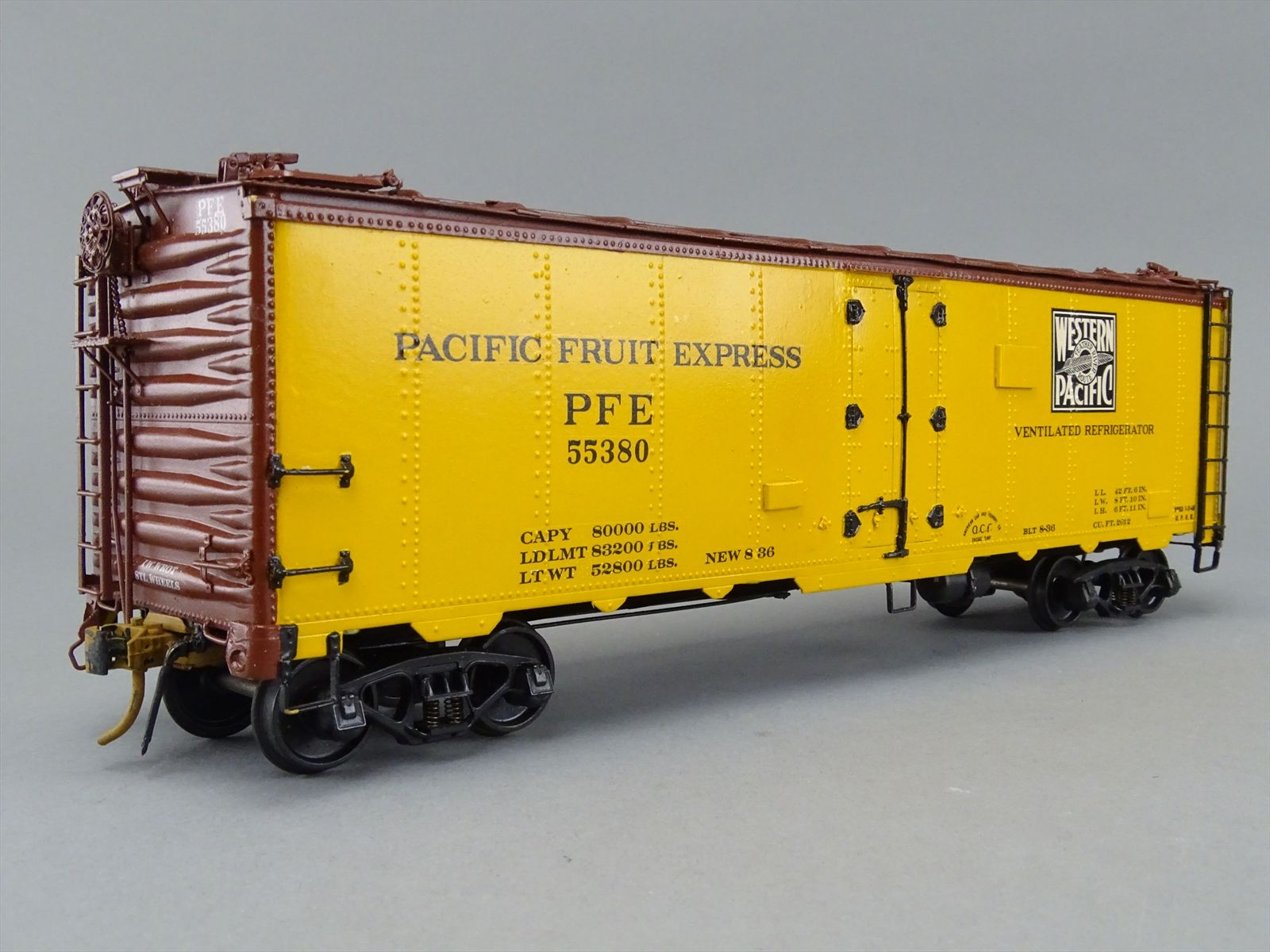 O Brass Model - PSC 15517 WP Western Pacific PFE Pacific Fruit Express ...
