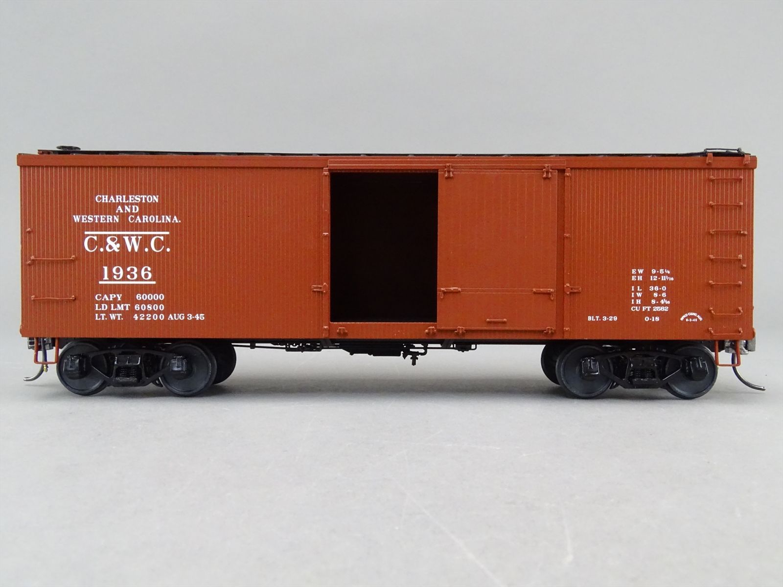 O Scale 2-Rail Brass RY Models 2141740 Rich Yoder ACL / C&WC Class O-18 ...