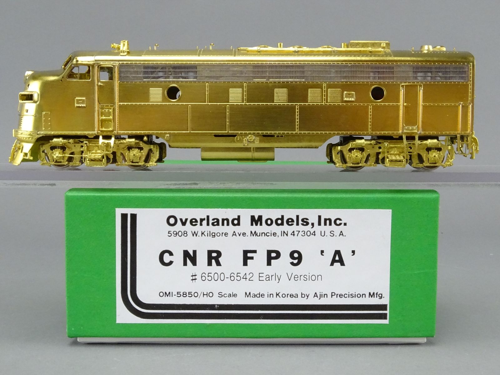 HO Brass Model - OMI 5850 CN CNR Canadian National FP9 FP9A Early #6500 ...
