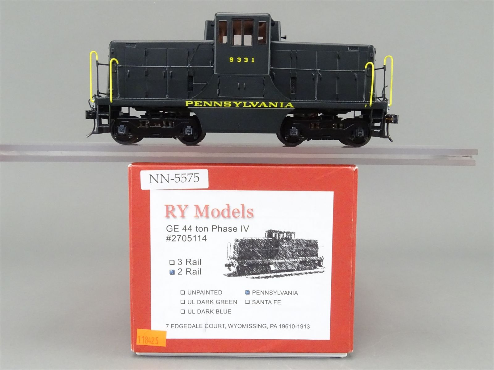 O Scale 2-Rail Brass Model Train - RYM RY Rich Yoder 2705114 PRR ...