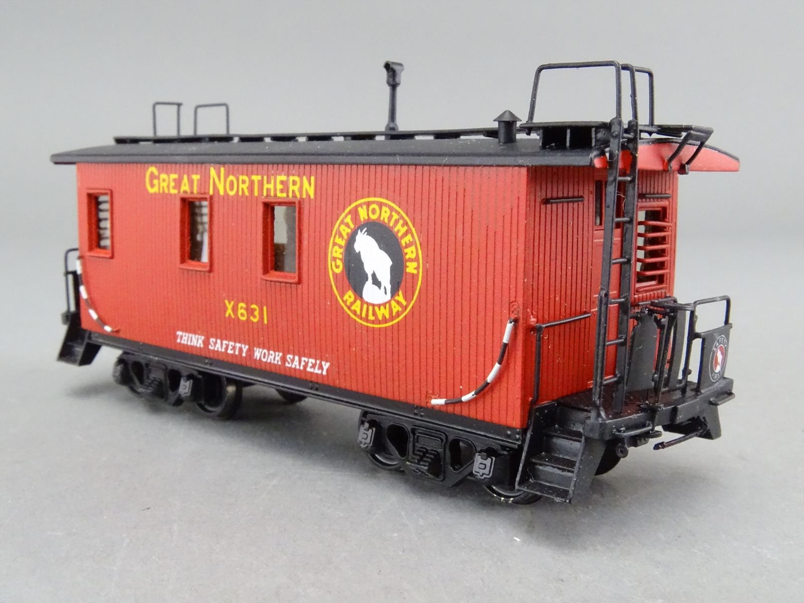 HO Brass Model - Oriental GN Great Northern GNX Caboose Less Cupola # ...